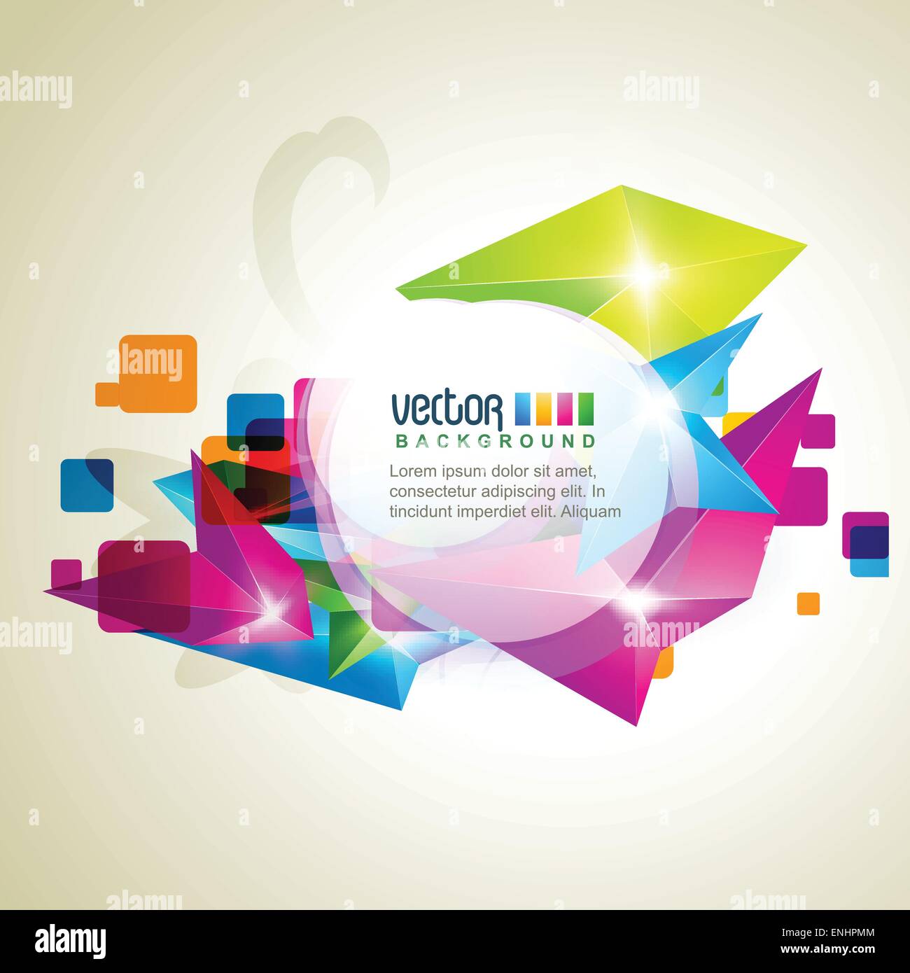 abstract shape art vector illustration Stock Vector Image & Art - Alamy