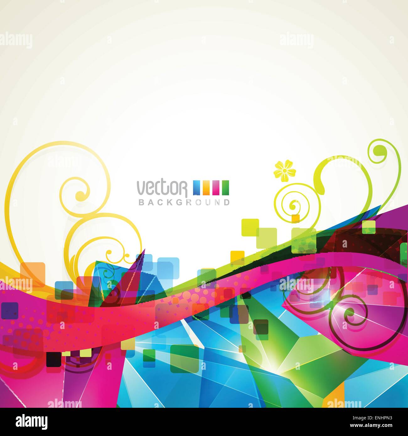 beautiful abstract wave shape background design Stock Vector Image ...