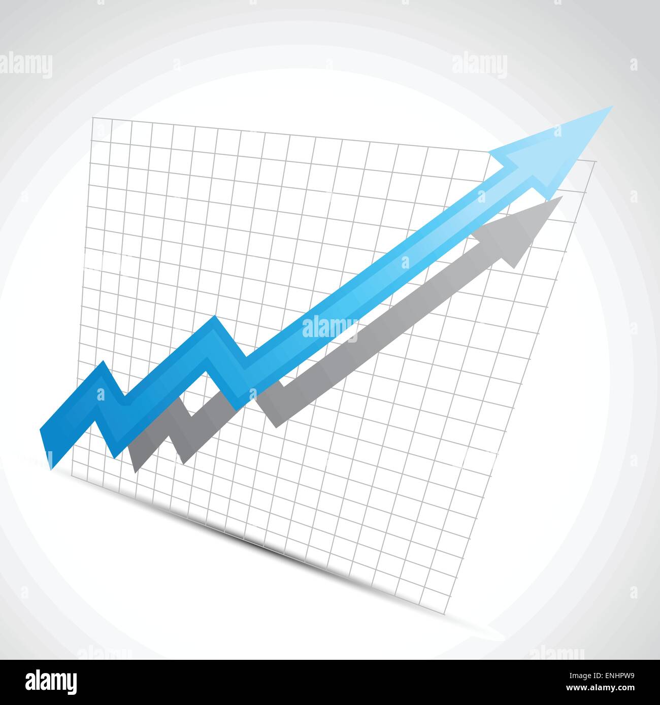 vector business arrow showing growth progress Stock Vector Image & Art ...