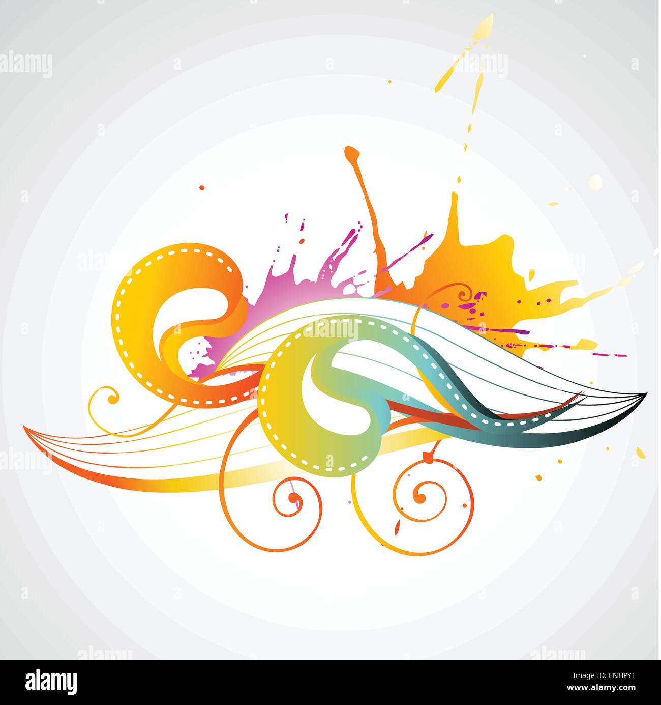 colorful abstract vector design illustration Stock Vector Image & Art ...