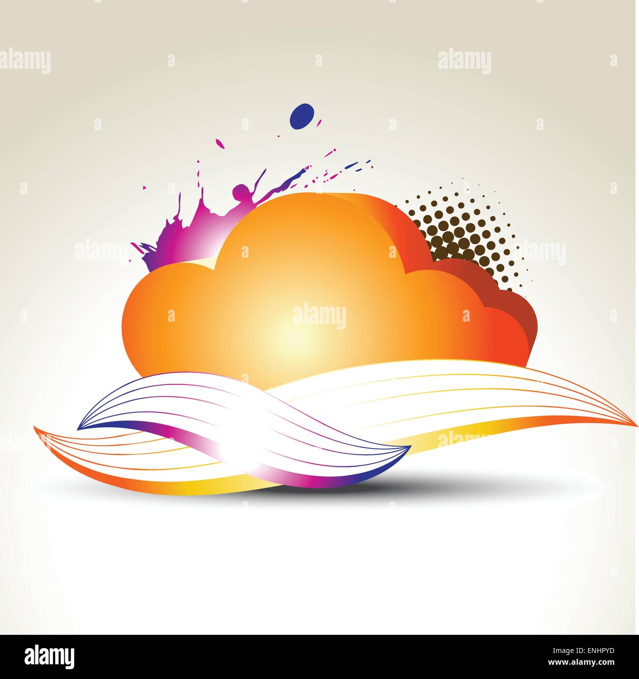 Colorful cloud Stock Vector Images - Alamy