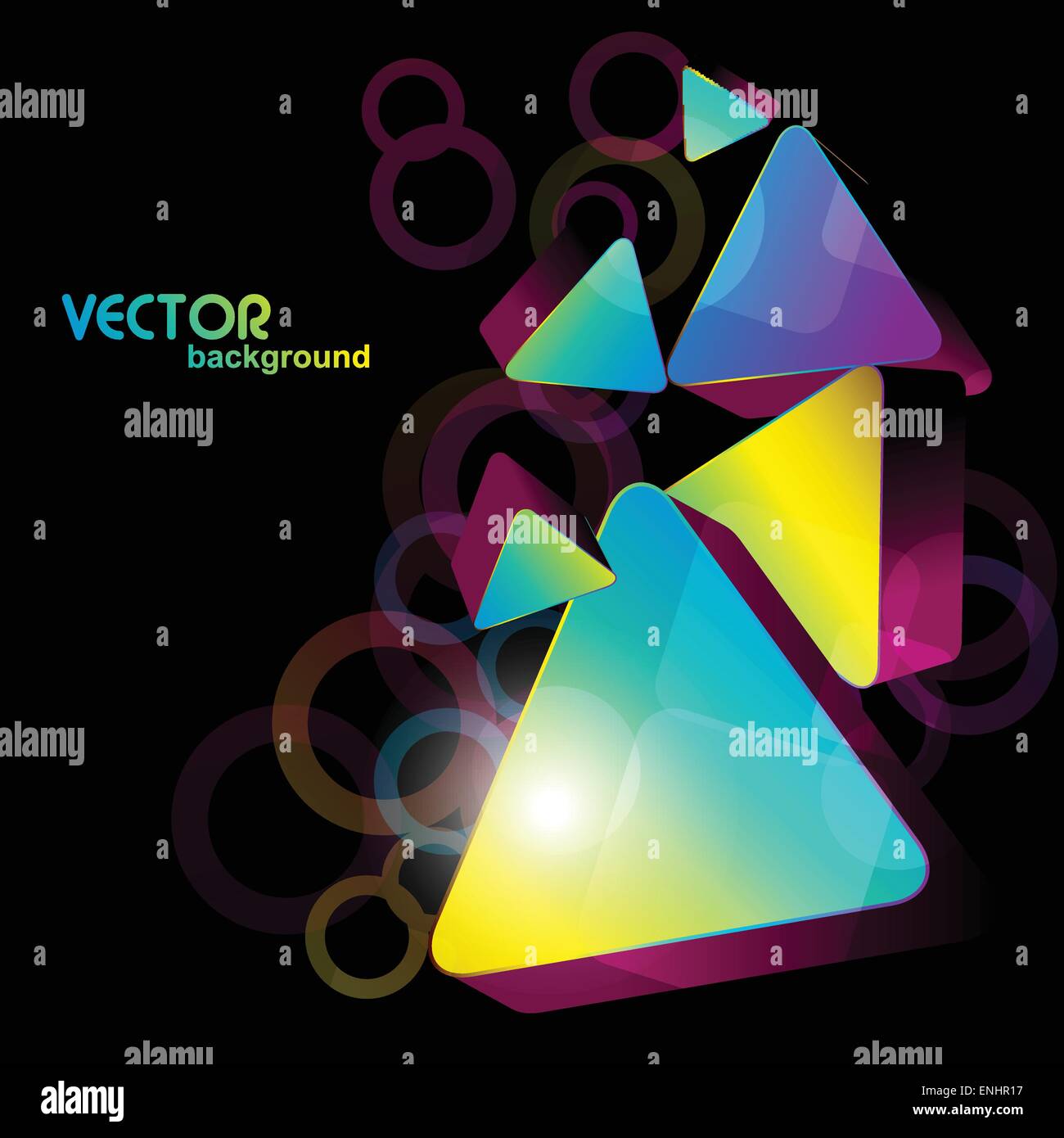 3d abstract shape Stock Vector Images - Alamy