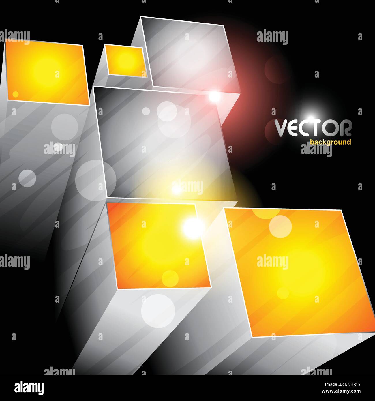 Transparent cubes not ice Stock Vector Images - Alamy