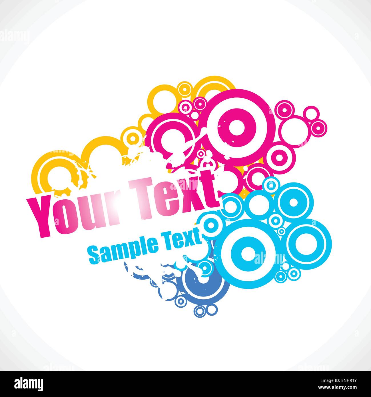 vector circle abstract art illustration Stock Vector Image & Art - Alamy