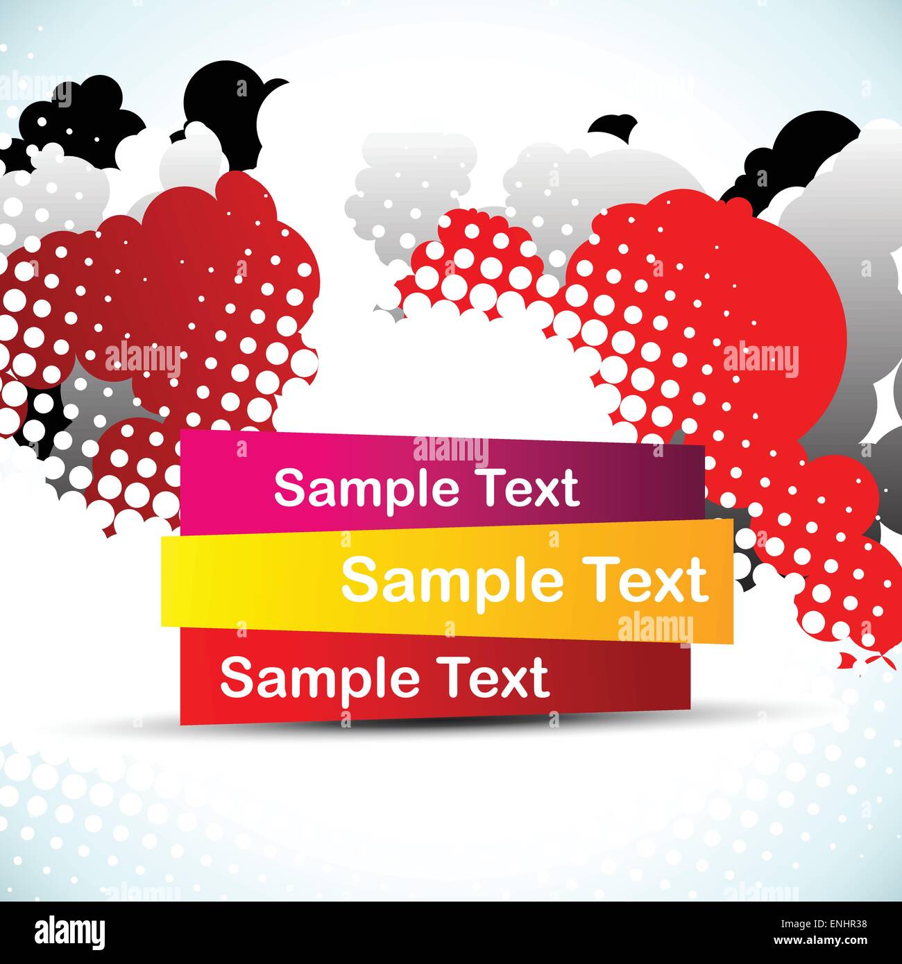 Red yellow background, half tone Stock Vector Images - Alamy