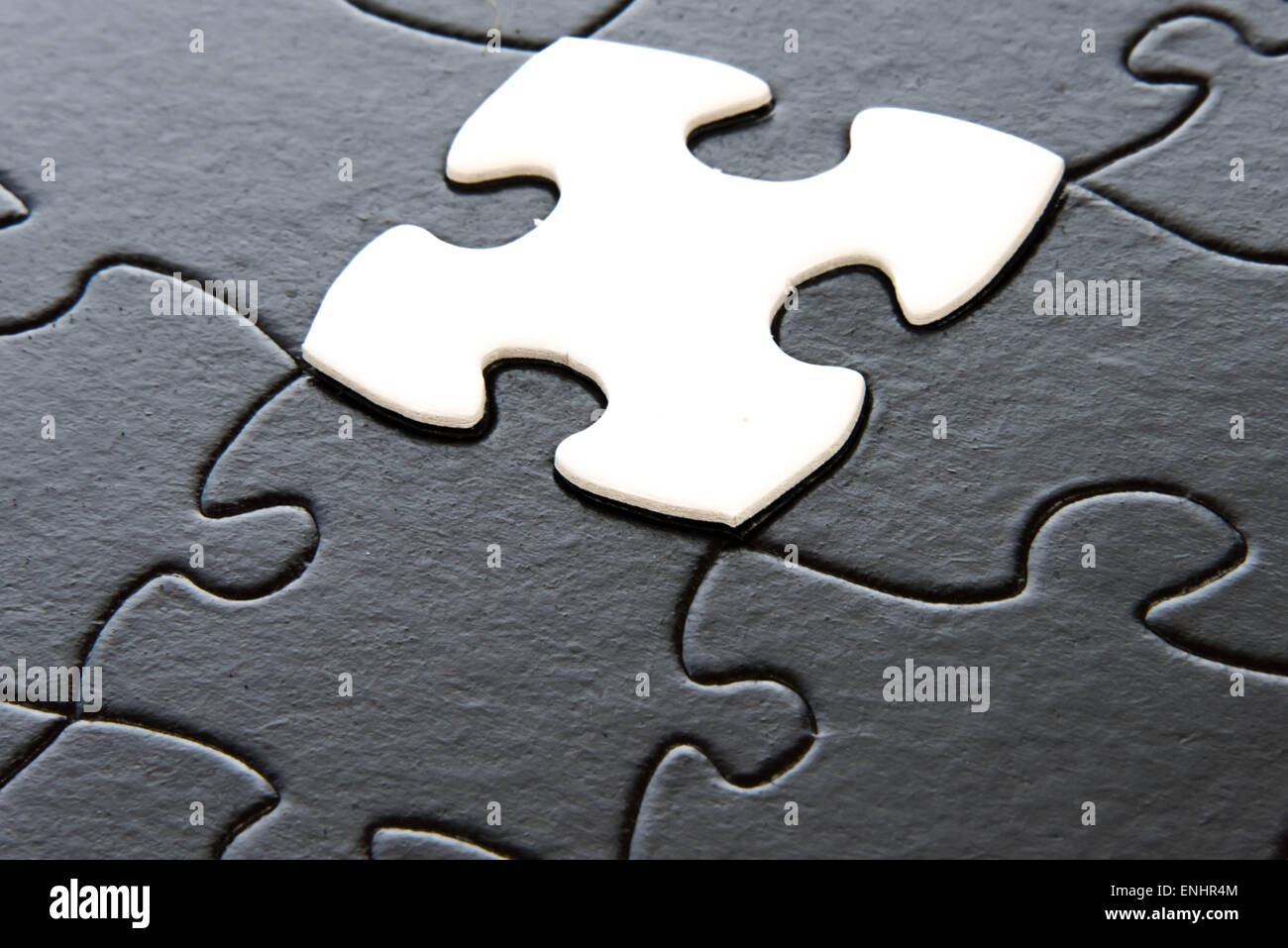 black and white puzzle pieces contrasting Stock Photo - Alamy