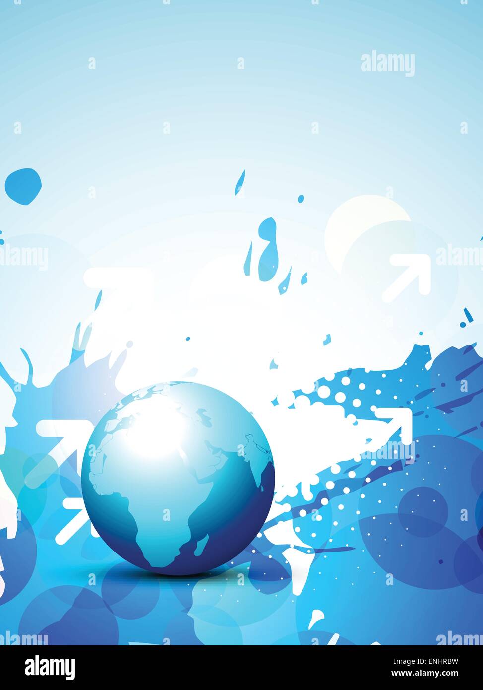 vector blue earth abstract eps10 background Stock Vector Image & Art ...
