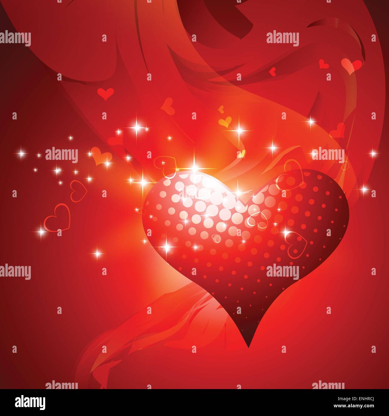 stylish heart background design art Stock Vector Image & Art - Alamy