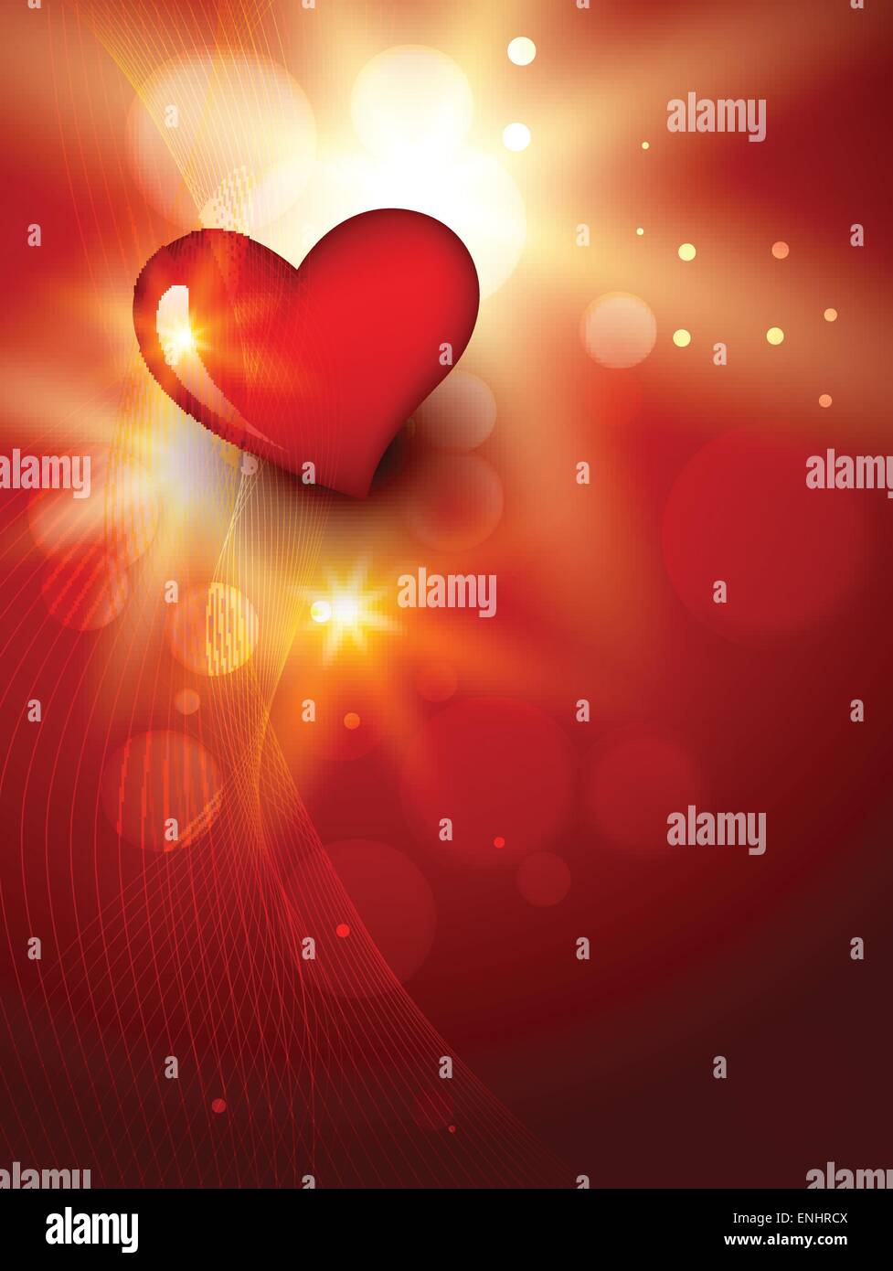 vector beautiful heart background design Stock Vector Image & Art - Alamy