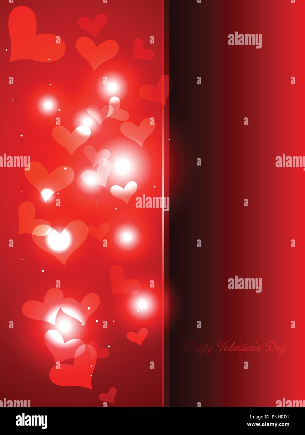 vector heart background with space for your text Stock Vector Image ...