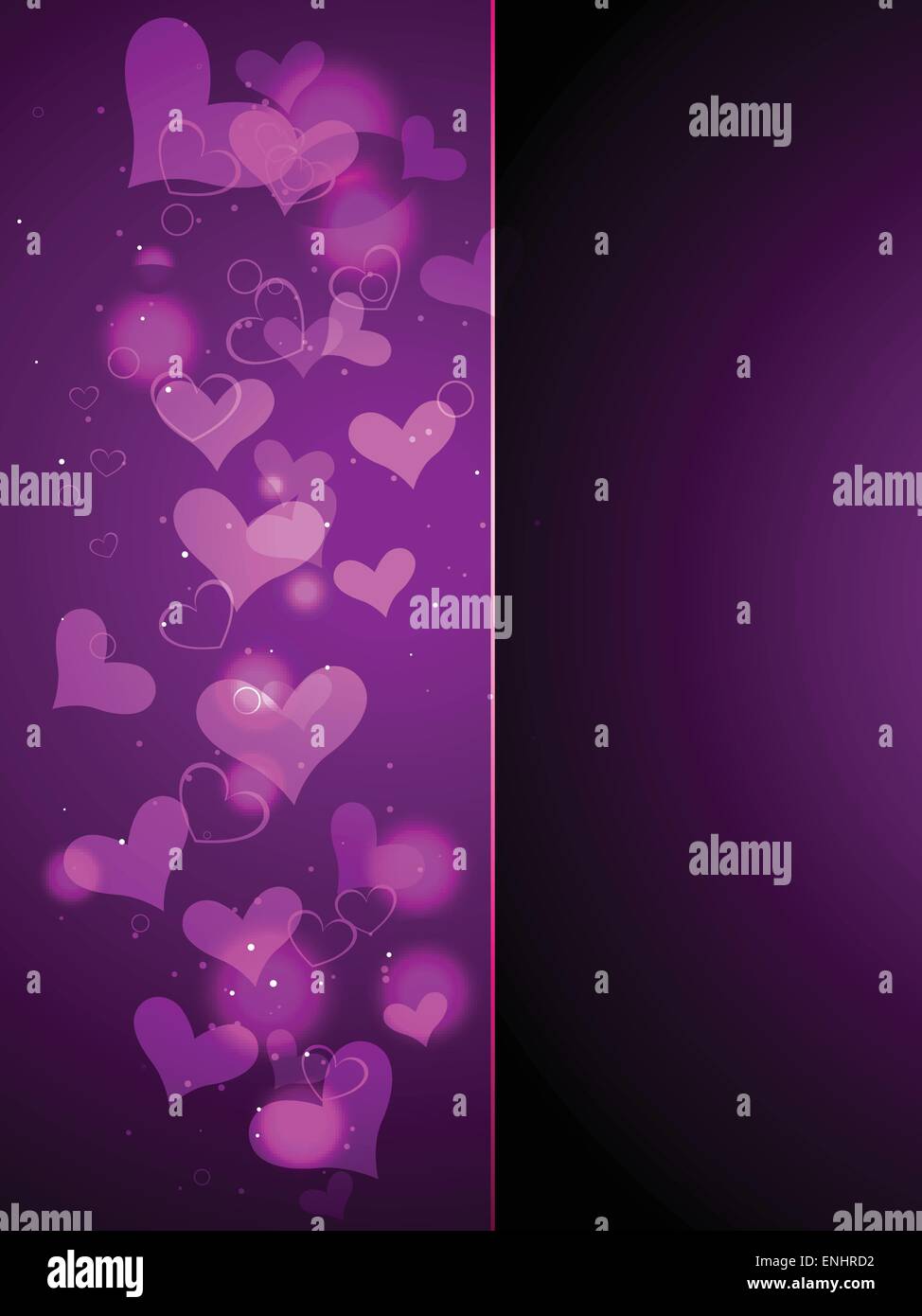 vector heart background with space for your text Stock Vector Image ...