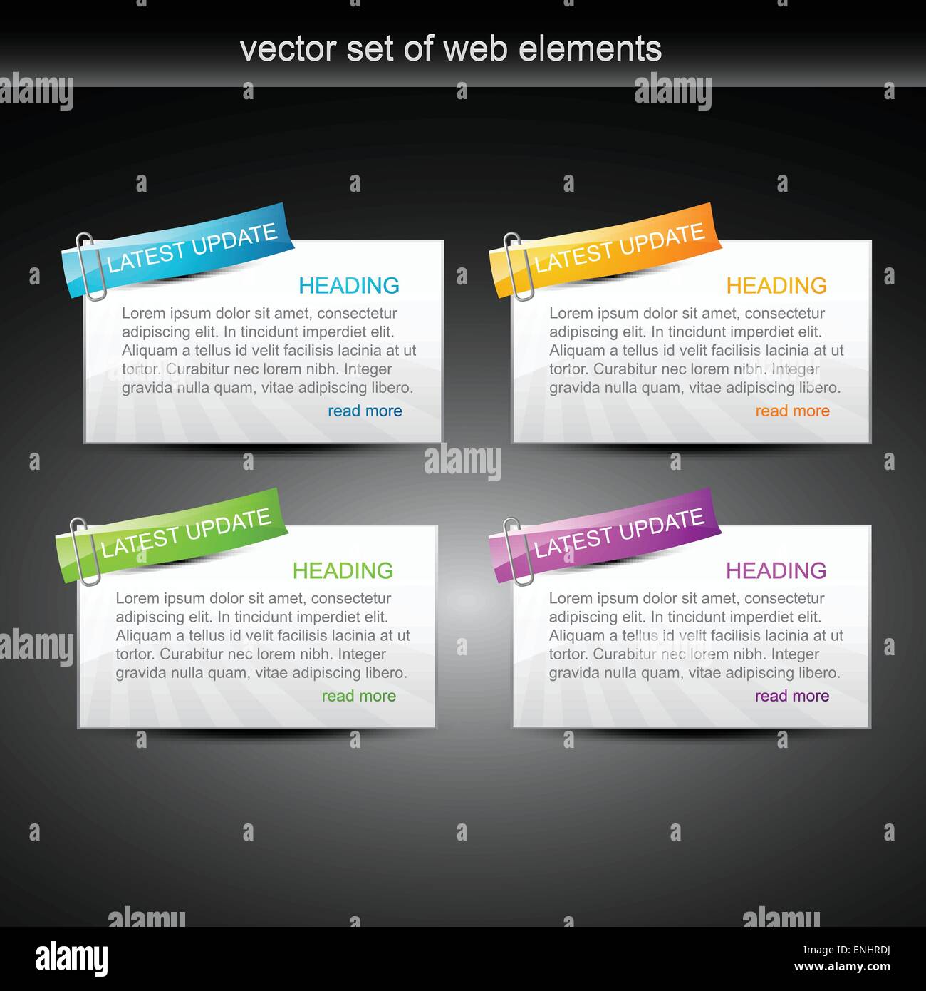 web element display with space for your text Stock Vector Image & Art ...