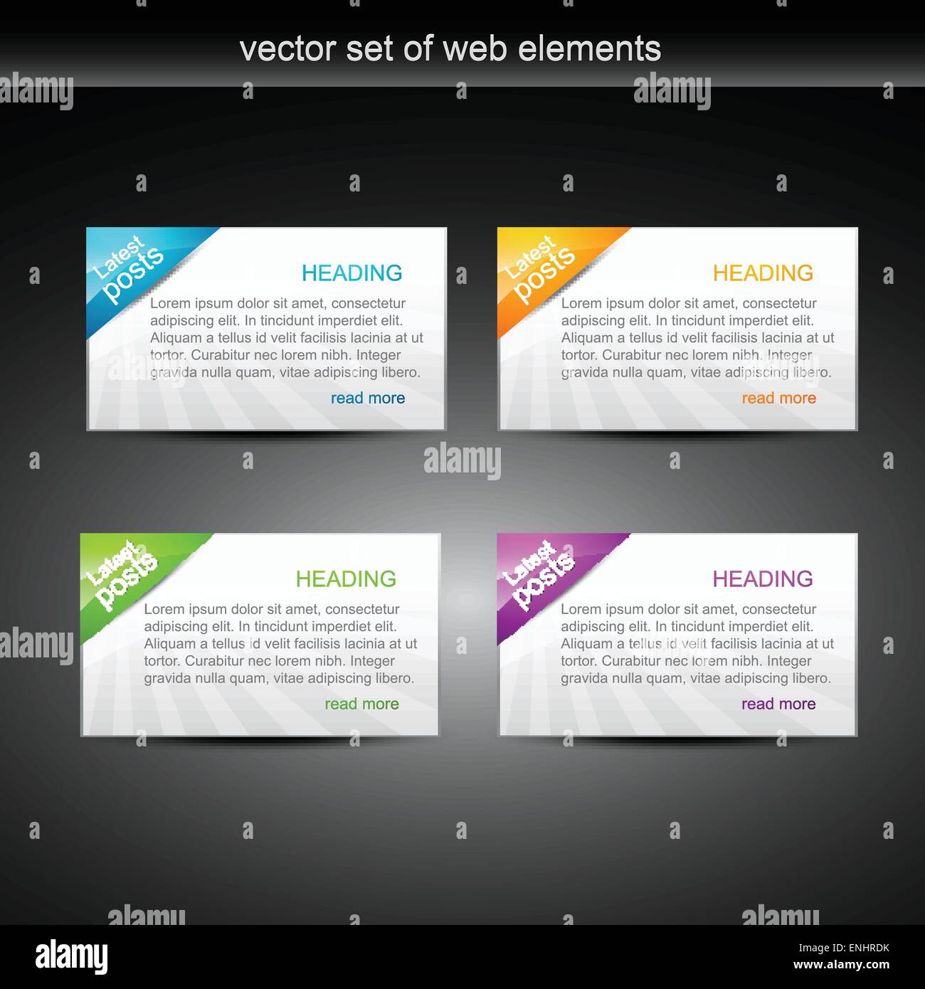 web element display with space for your text Stock Vector Image & Art ...