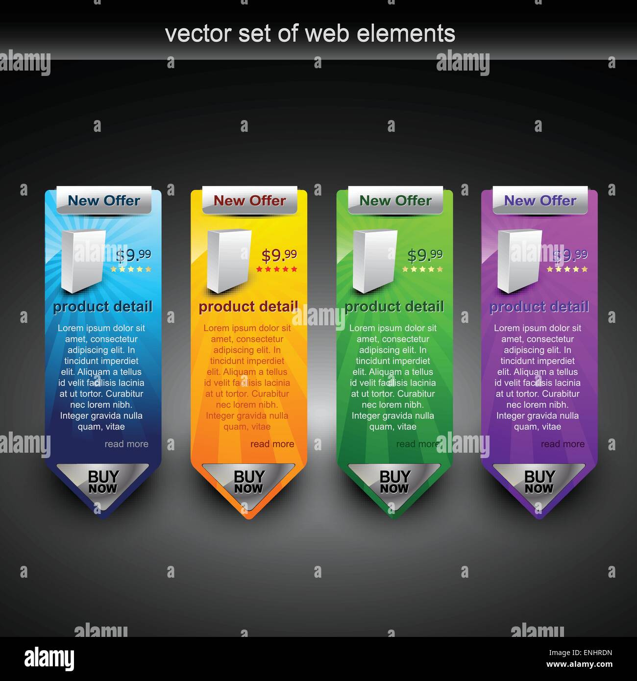 web product display item vector Stock Vector Image & Art - Alamy