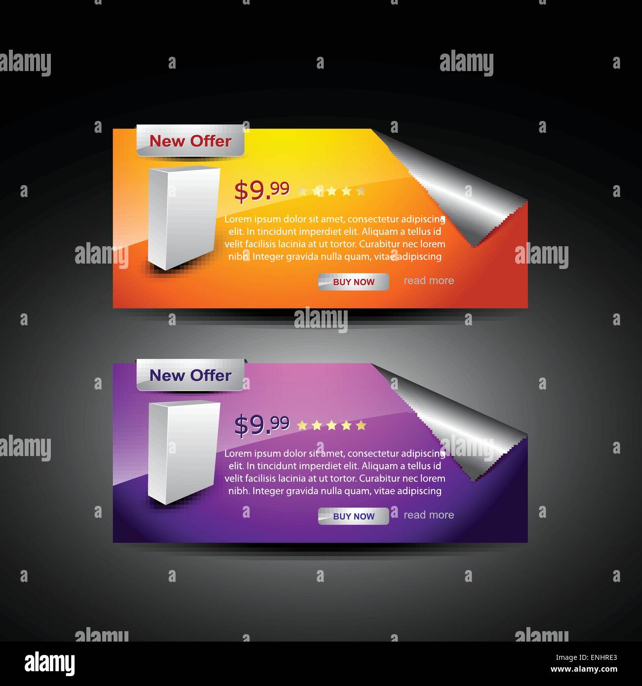 web product display item vector Stock Vector Image & Art - Alamy