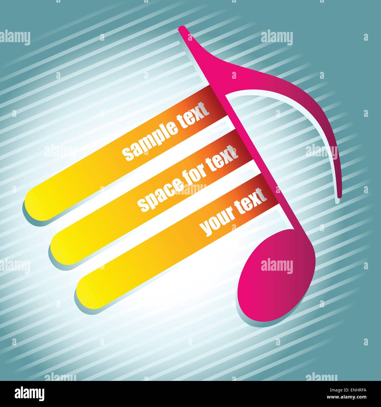 vector music note design illustration Stock Vector Image & Art - Alamy