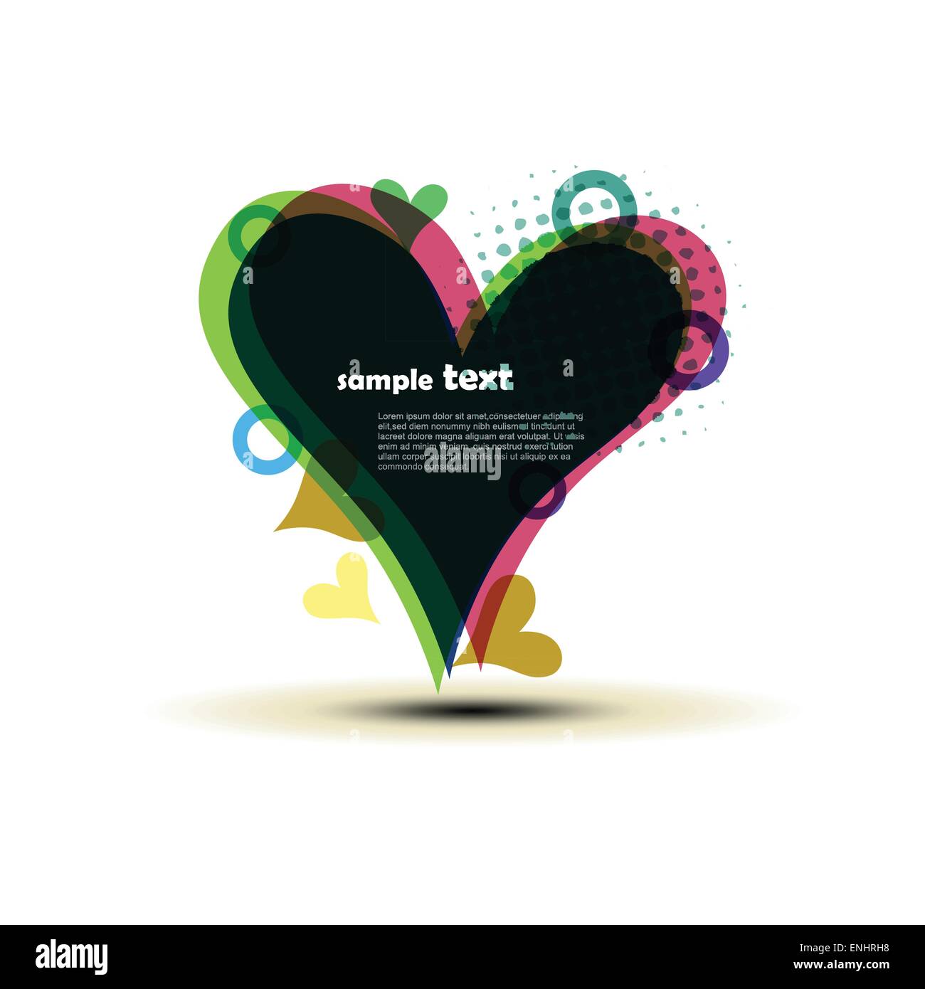 vector heart design Stock Vector Image & Art - Alamy
