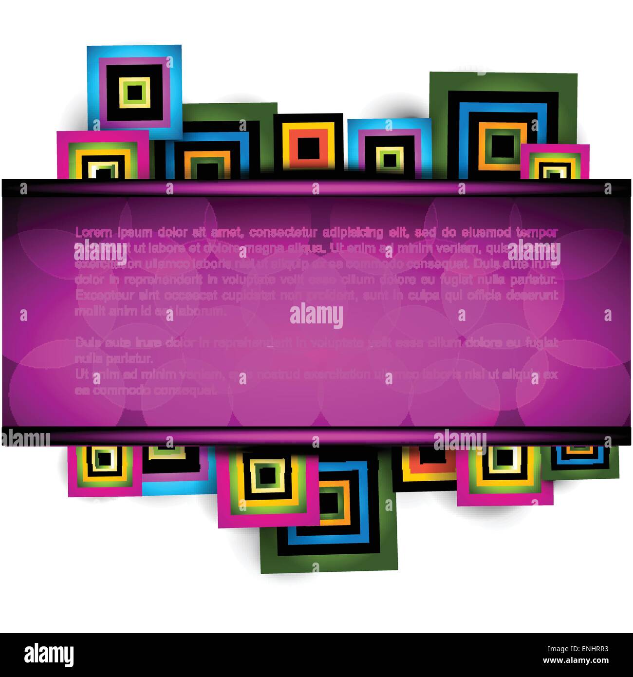 vector square pattern eps10 design Stock Vector Image & Art - Alamy