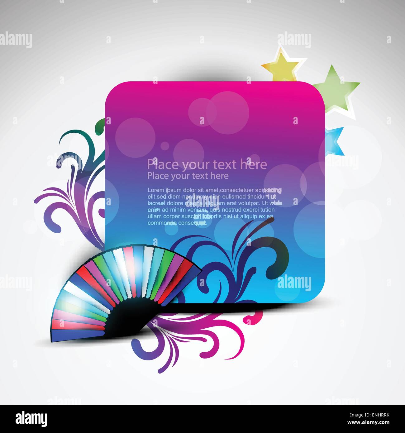 abstract shape background with space for your text Stock Vector Image ...