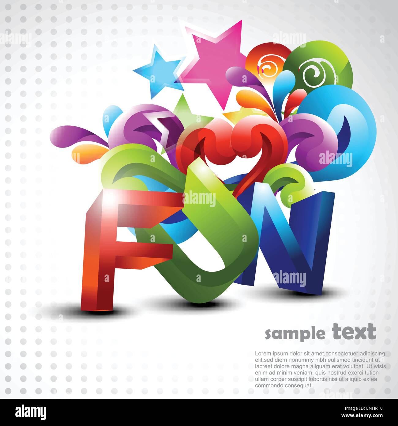 vector fun background design Stock Vector Image & Art - Alamy