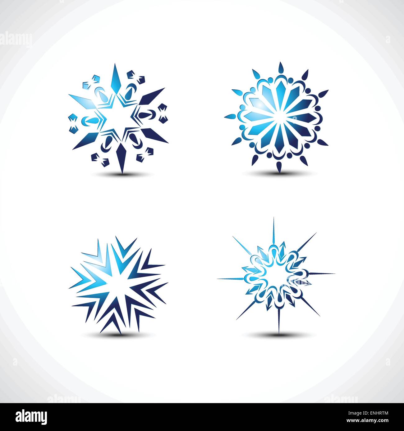 Snow flakes Stock Vector Images - Alamy