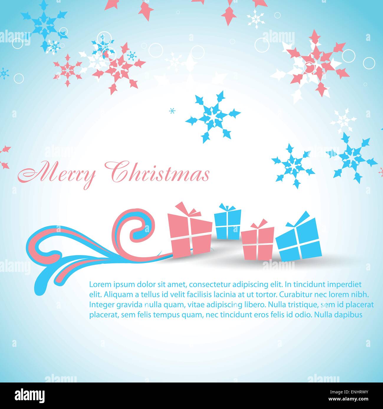 Holiday gift box packed Stock Vector Images - Alamy
