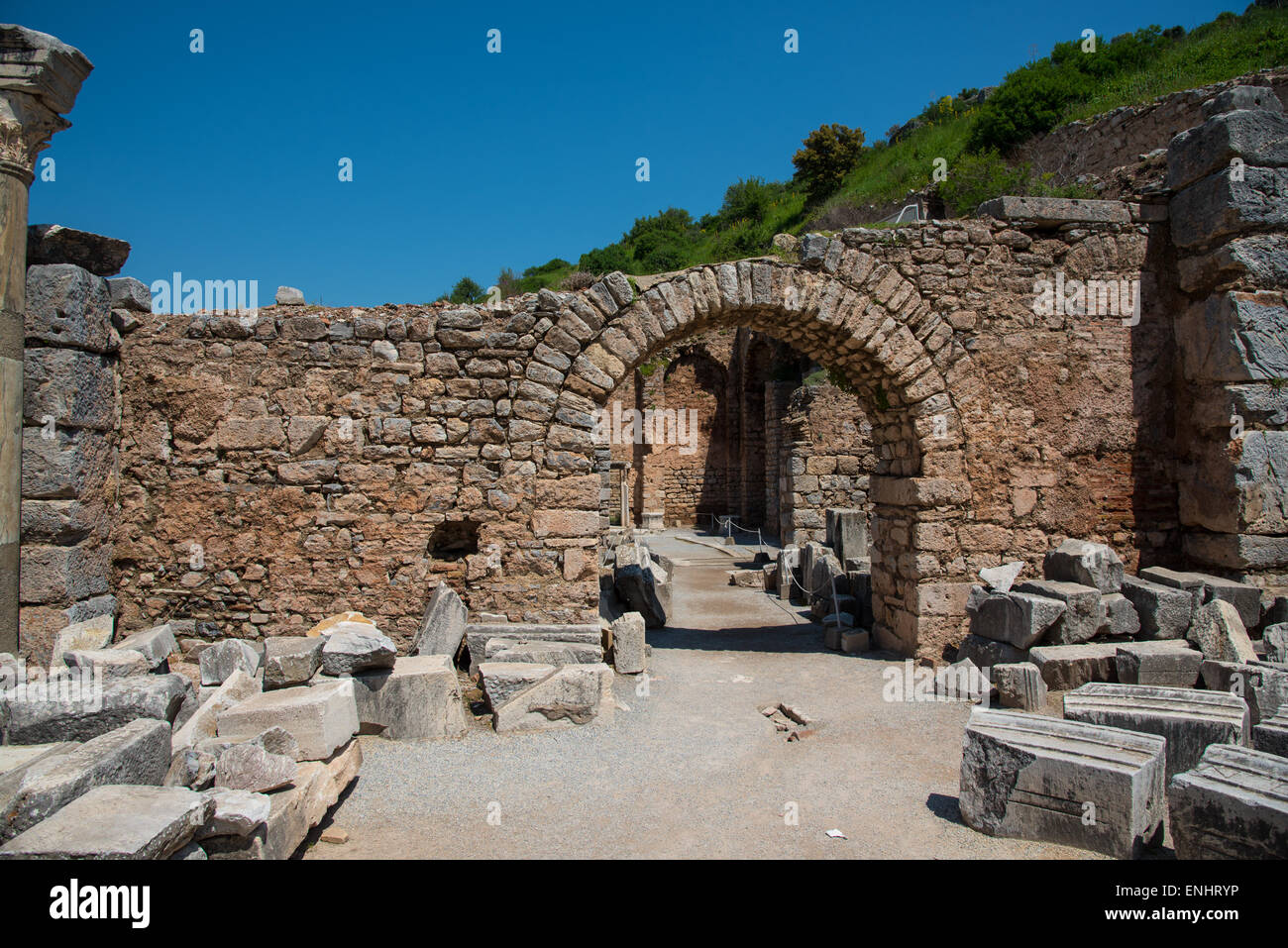 The Scholastikia Baths at Ephesus, Turkey Stock Photo - Alamy