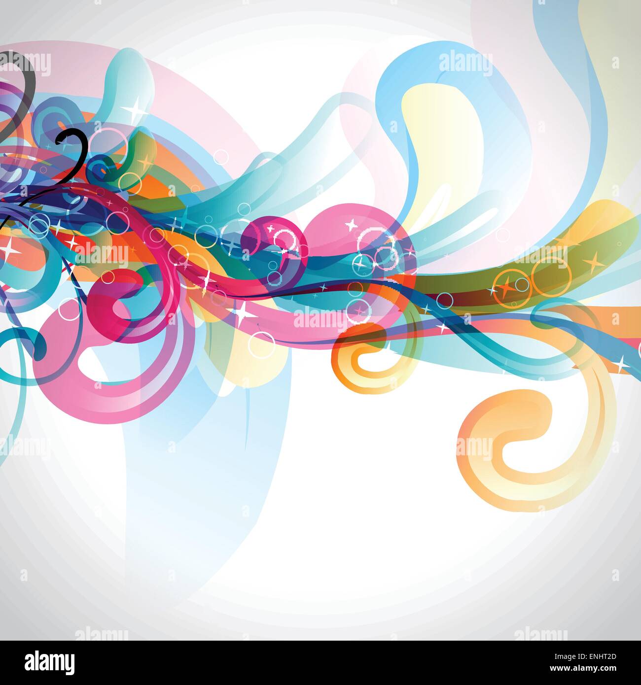 colorful eps10 vector floral background illustration Stock Vector Image ...
