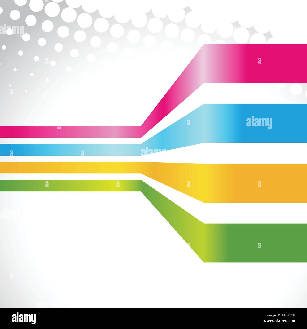 Colorful lines on white Stock Vector Images - Alamy