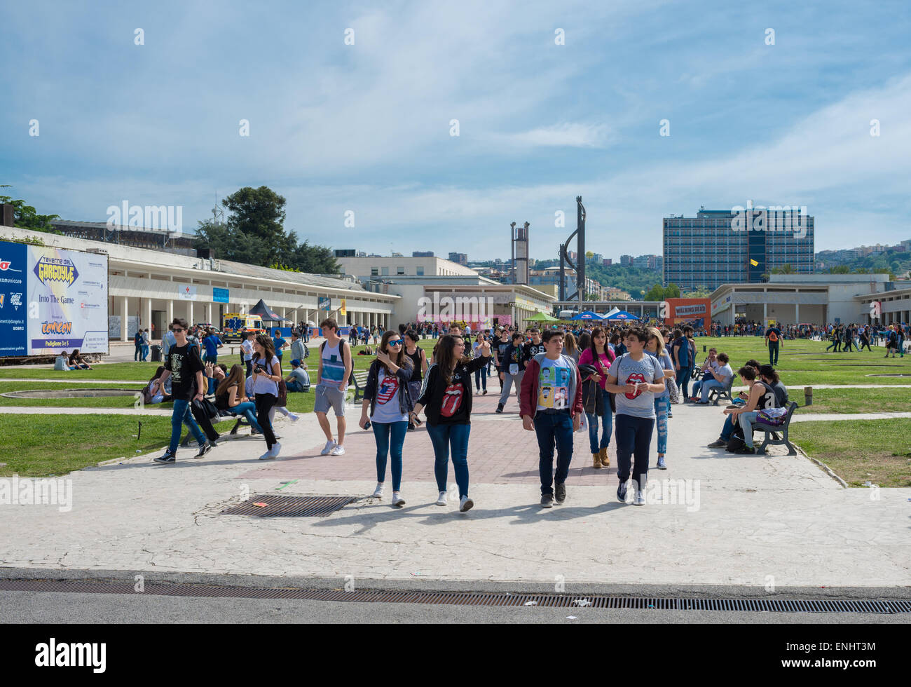 NAPLES, ITALY- MAY 2: visitors at 17th edition of the International ...