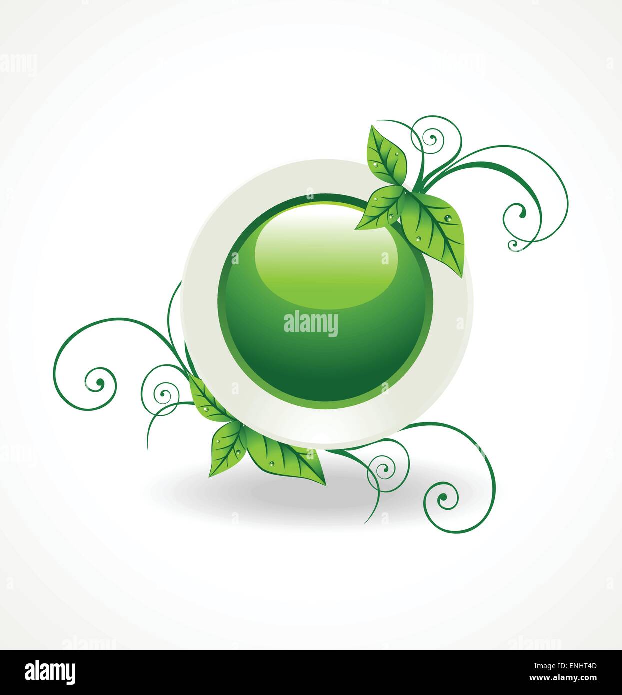 vector eco green design art Stock Vector Image & Art - Alamy