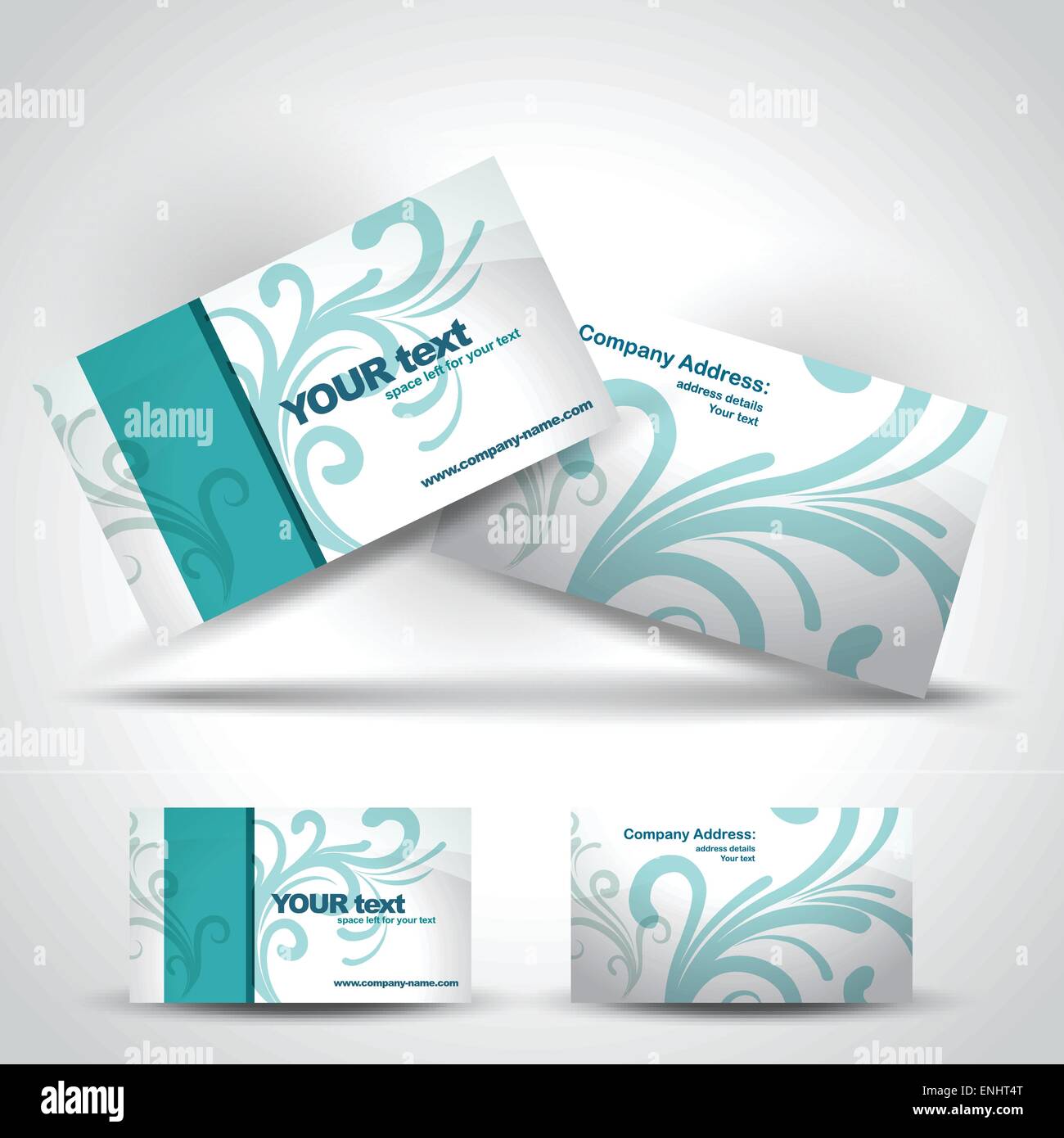 Color business card Stock Vector Images - Alamy