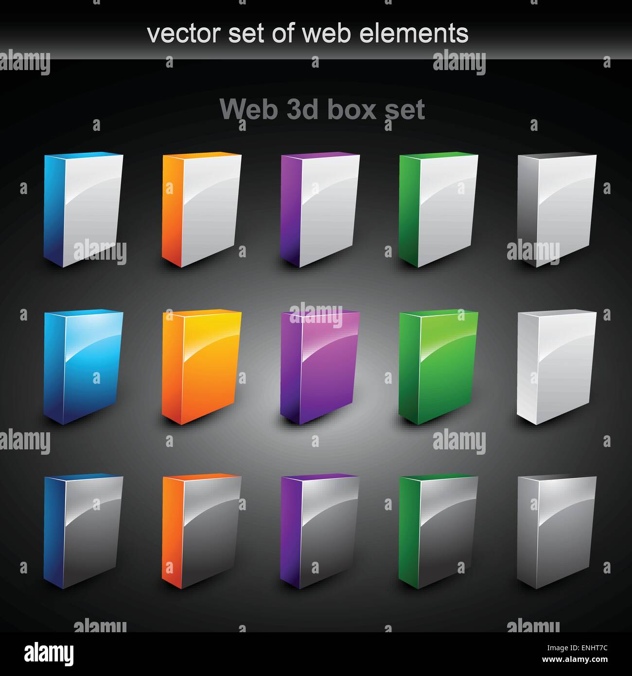 Collection package in different Stock Vector Images - Alamy