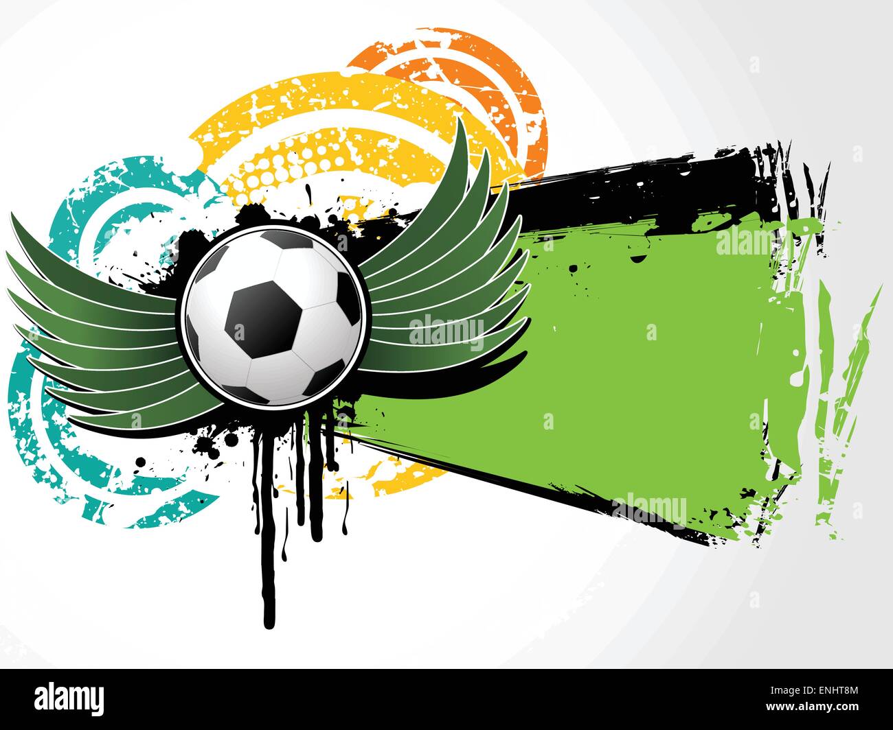 Football background vector with space for text Stock Vector Image & Art ...