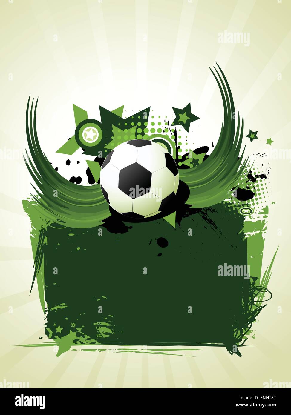 vector football design with space for text Stock Vector Image & Art - Alamy