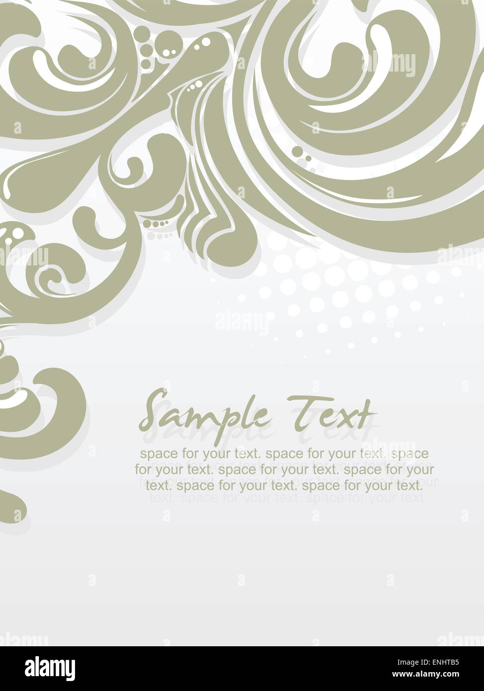vector beautiful background with space for text Stock Vector Image ...