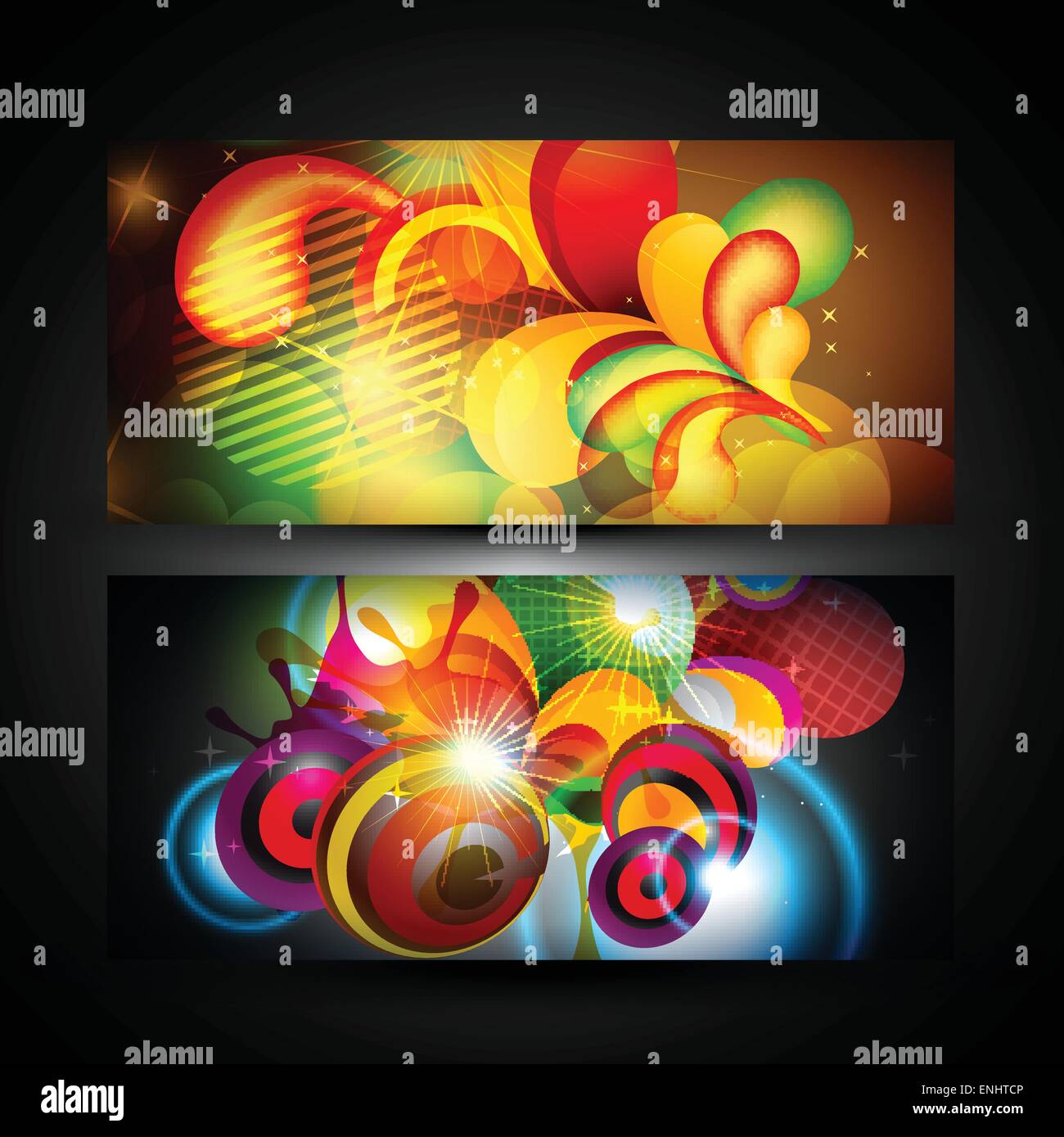 abstract two set of background Stock Vector Image & Art - Alamy