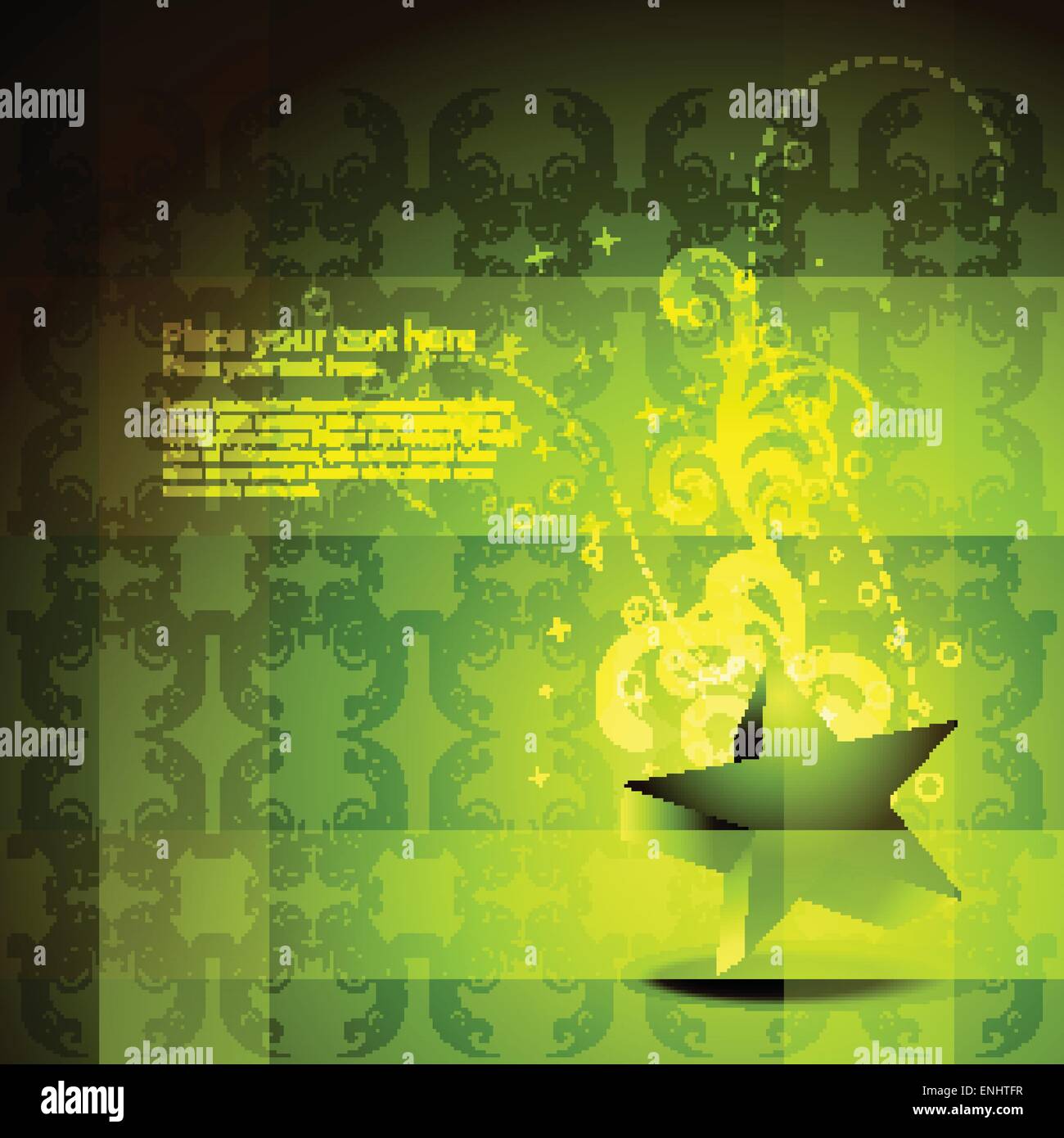 vector green beautiful artwork design Stock Vector Image & Art - Alamy