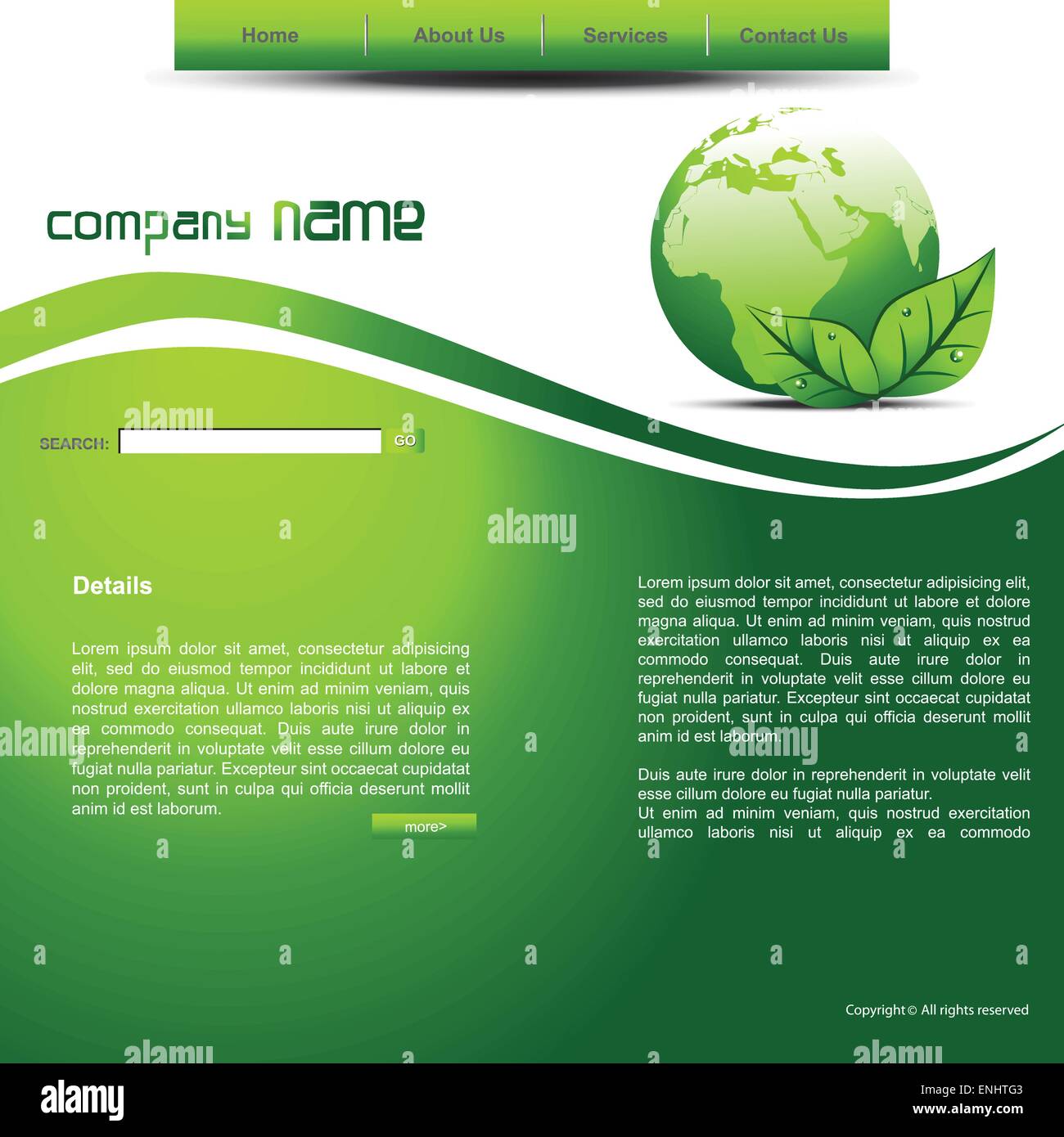 Website services vector vectors Stock Vector Images - Alamy