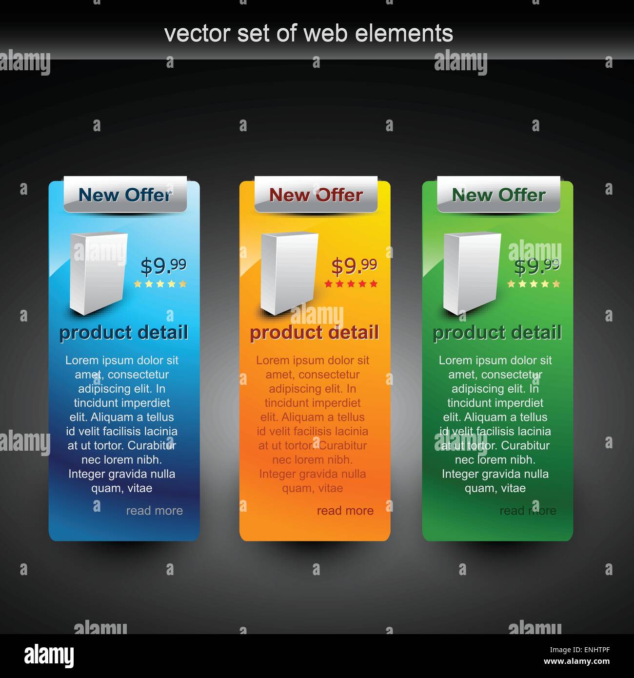 vector web elements for sale of the product Stock Vector Image & Art ...