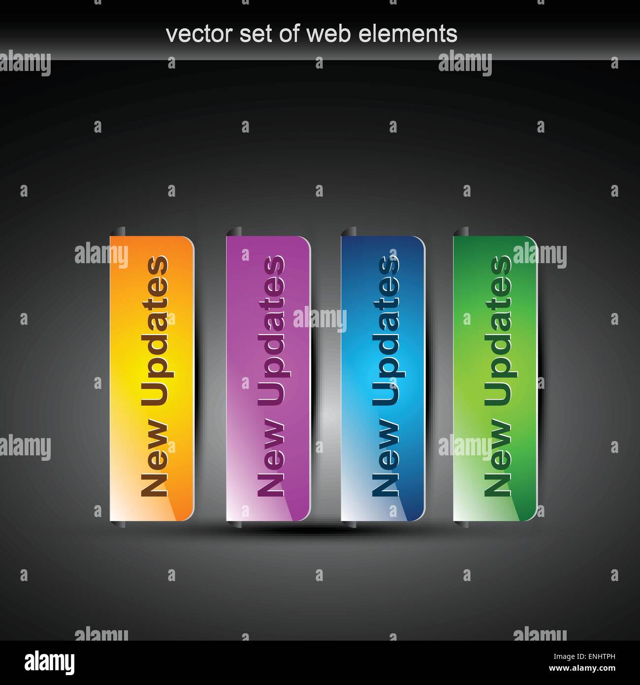 stylish beautiful colorful web buttons Stock Vector Image & Art - Alamy