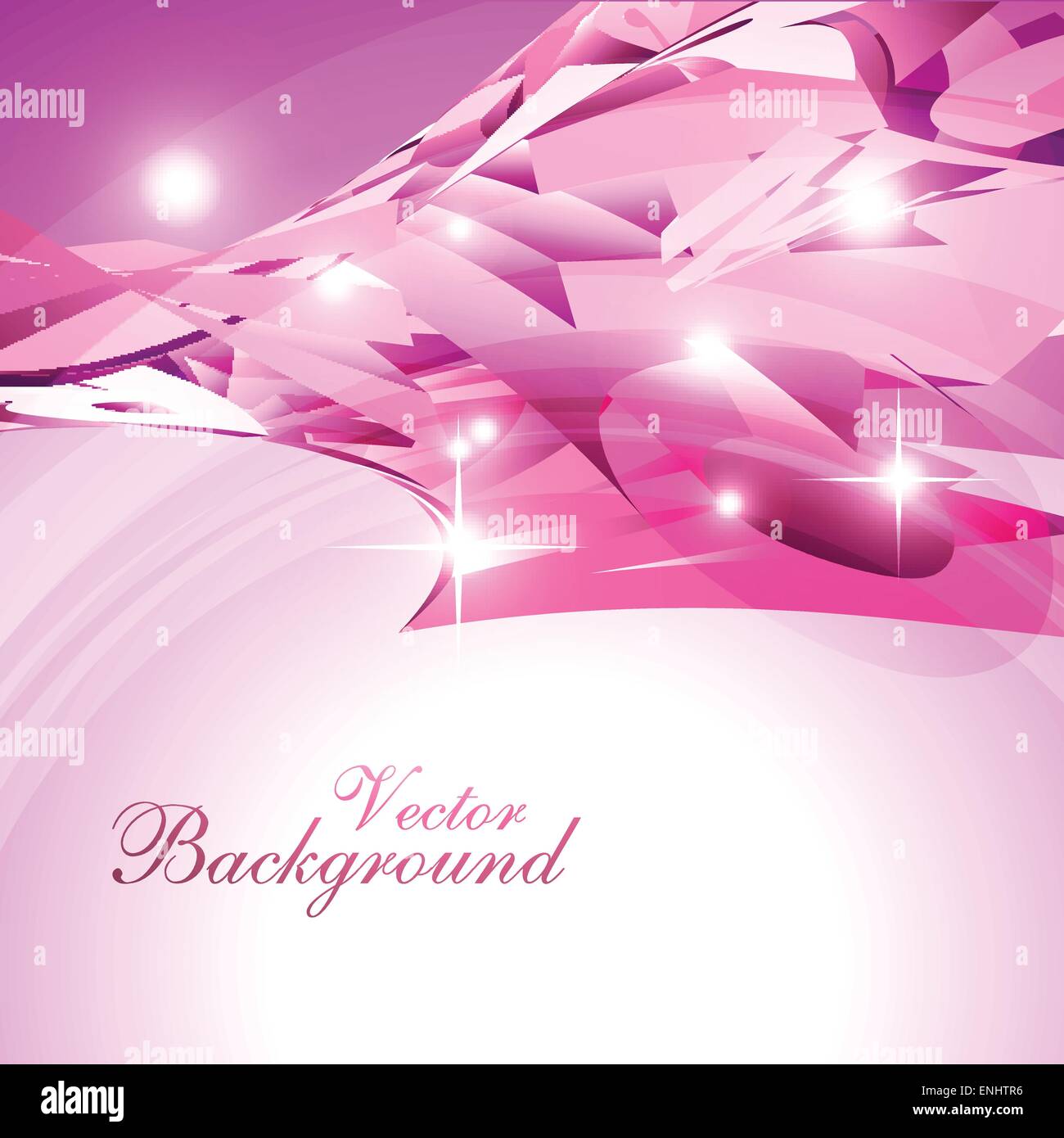beautiful abstract pink color shiny eps10 vector background Stock ...