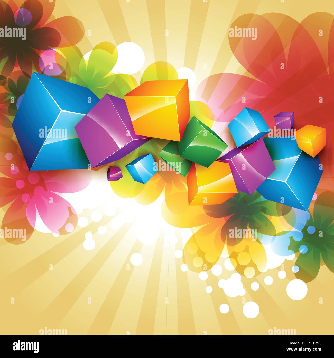 beautiful colorful abstract background design Stock Vector Image & Art ...