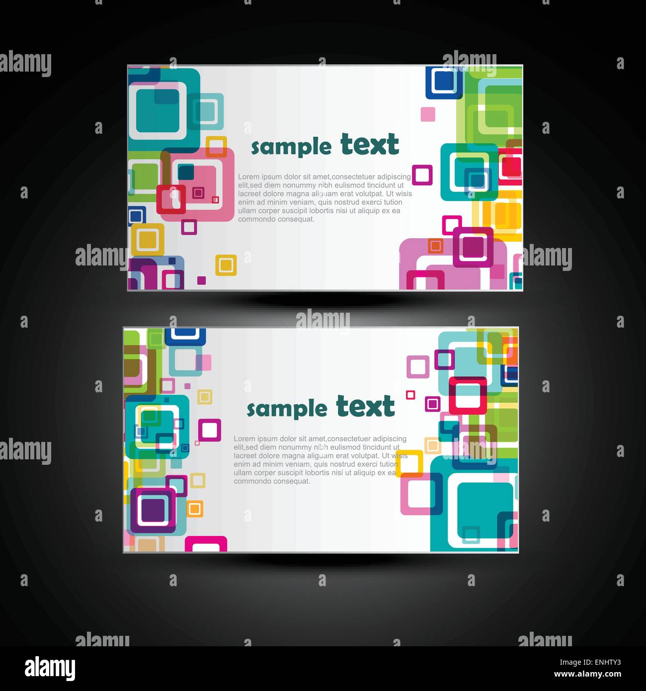 vector colorful background set of two Stock Vector Image & Art - Alamy