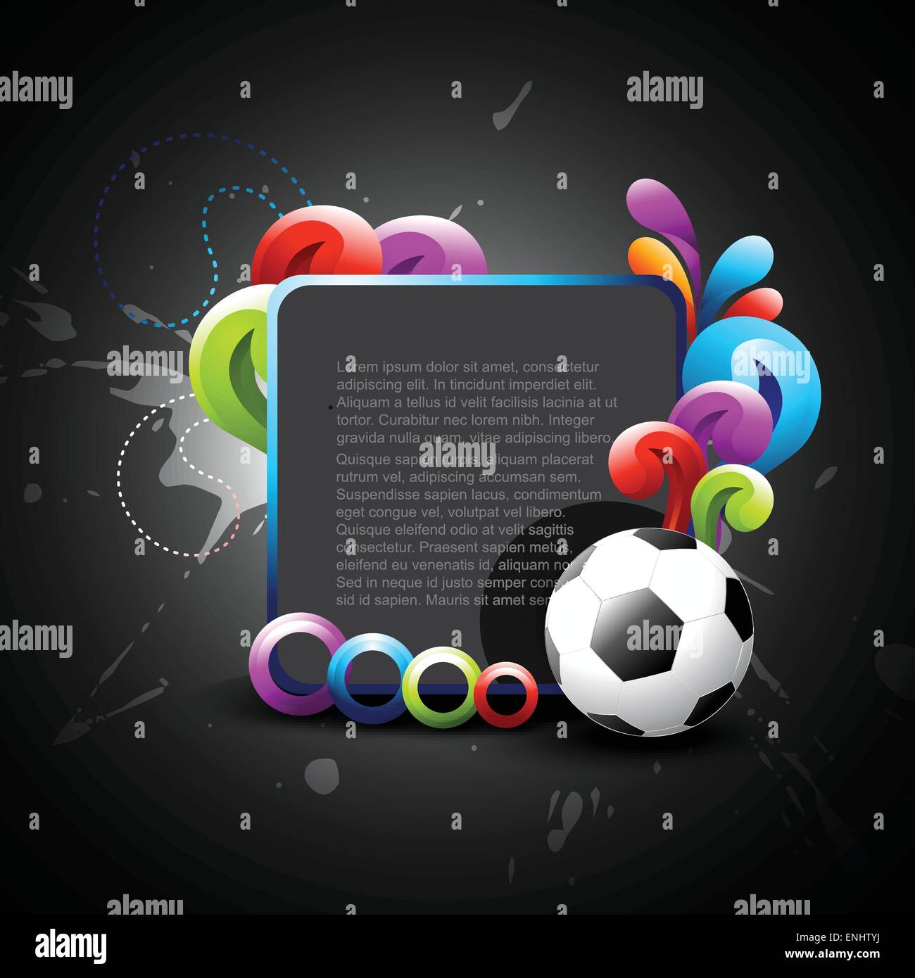 Abstract football hi-res stock photography and images - Alamy