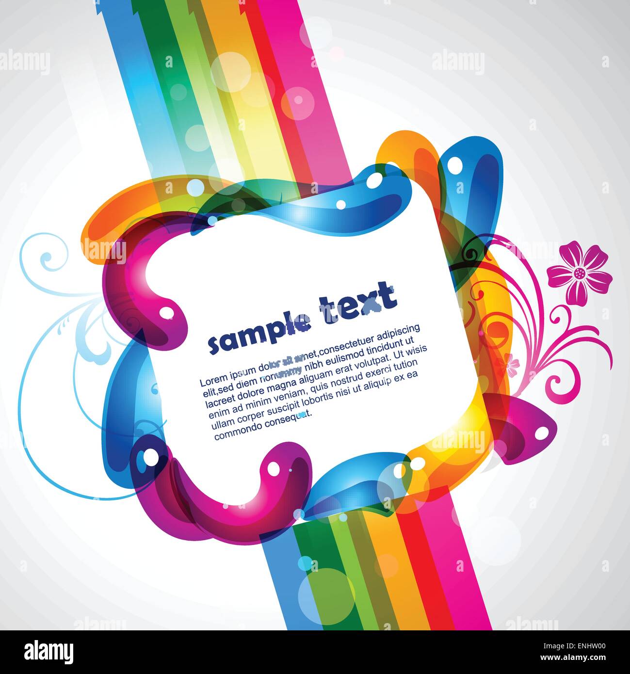 colorful eps10 vector design with space for your text Stock Vector ...