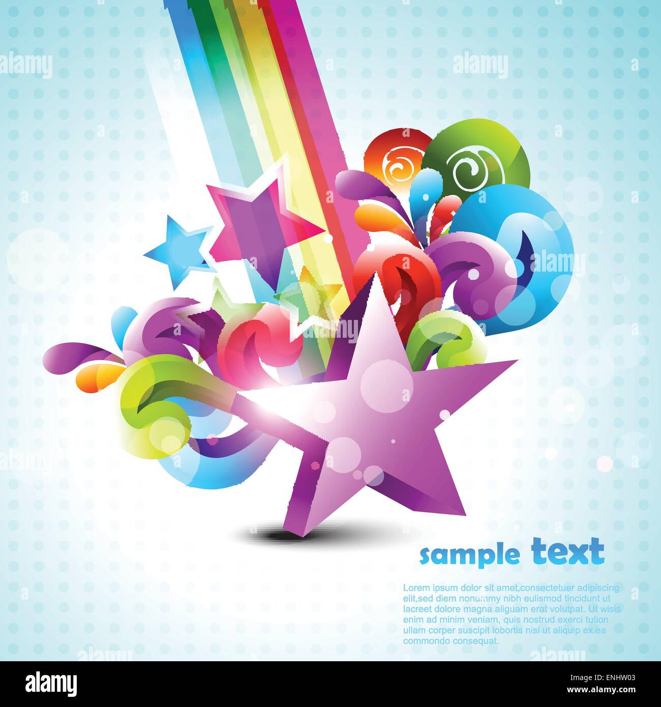 Colorful star design hi-res stock photography and images - Alamy