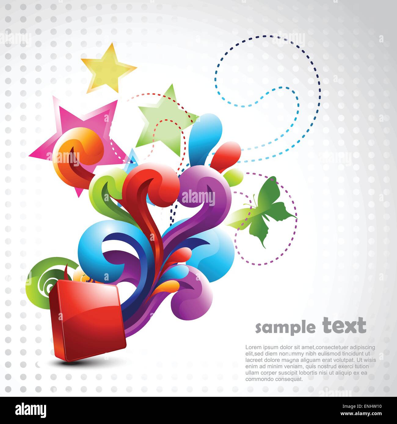 beautiful vector design background illustration Stock Vector Image ...
