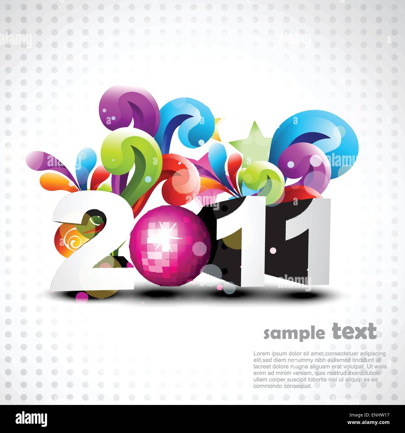 vector new year concept design Stock Vector Image & Art - Alamy