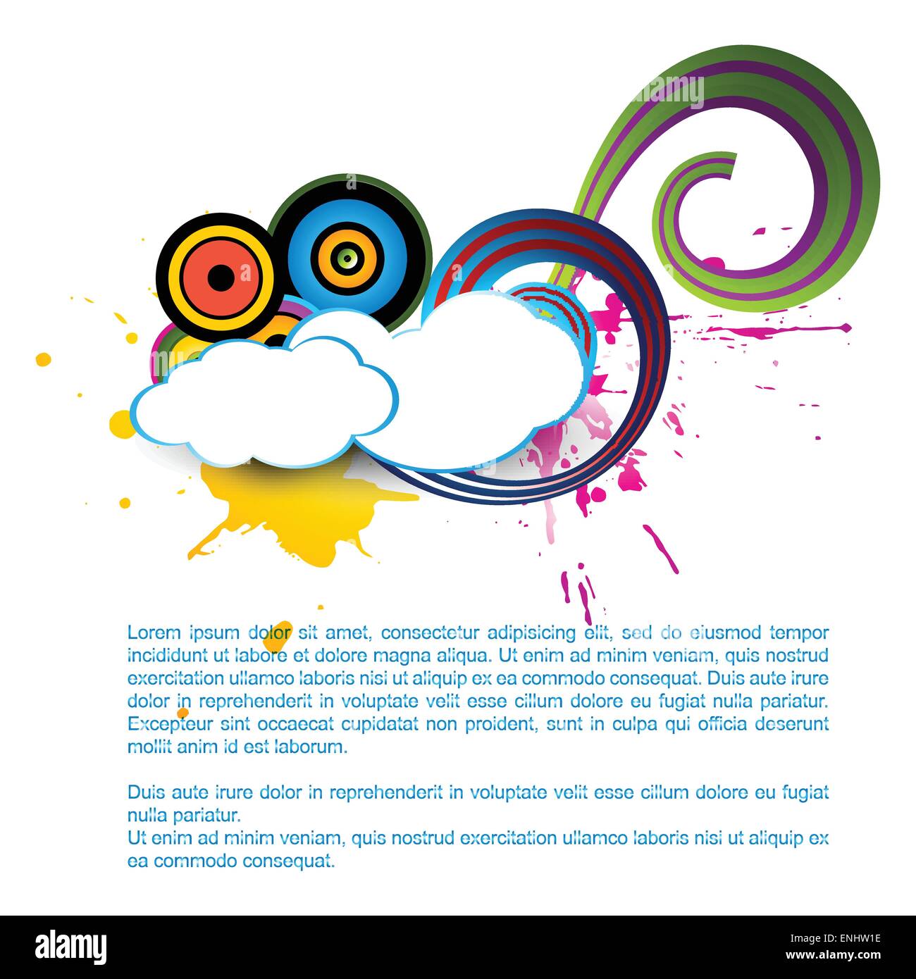 Star pattern text space Cut Out Stock Images & Pictures - Alamy